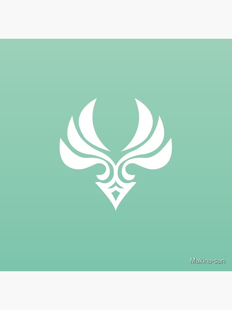 "Anemo Spirit" Pin for Sale by Makina-san | Redbubble