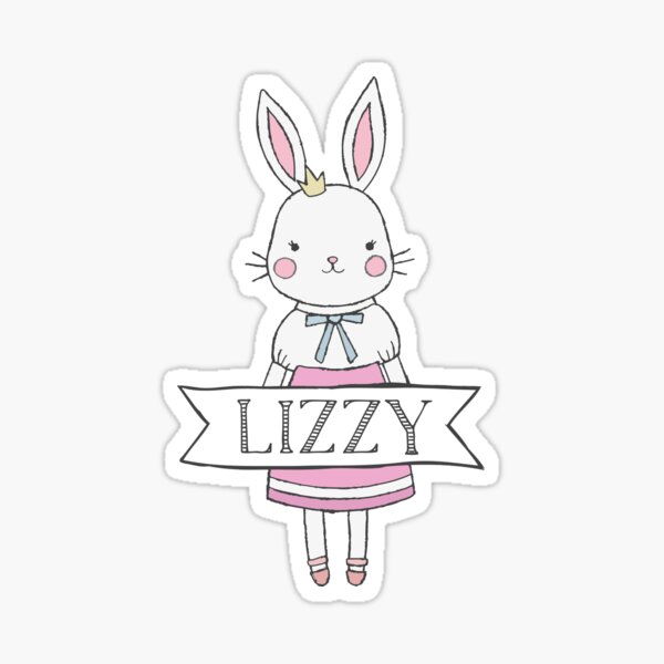 "Lizzy" Sticker by A-Personalised | Redbubble
