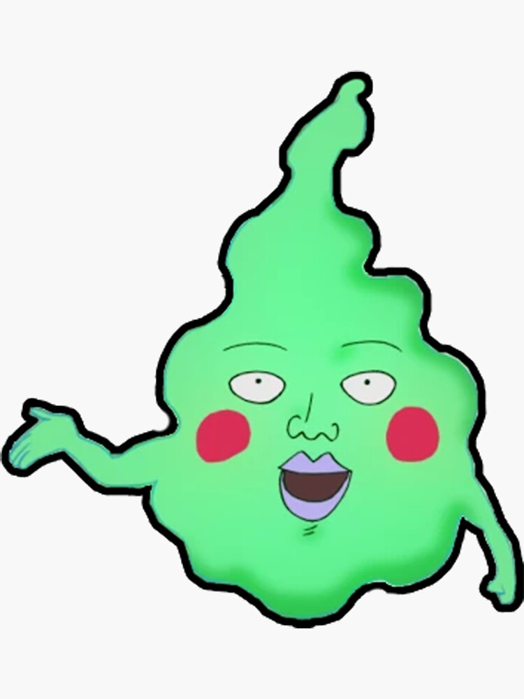 "Dimple (Mob Psycho 100)" Sticker for Sale by kawaiicrossing | Redbubble