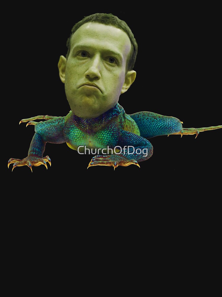 "Mark Zuckerberg Is A Lizard" Essential T-Shirt for Sale by ChurchOfDog ...