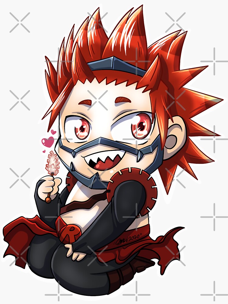 "MHA/BNHA - Kirishima/Red Riot" Sticker for Sale by CrimsonDreamer ...