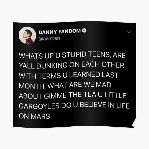 "Awsten Knight" Poster by alexisnicole142 | Redbubble