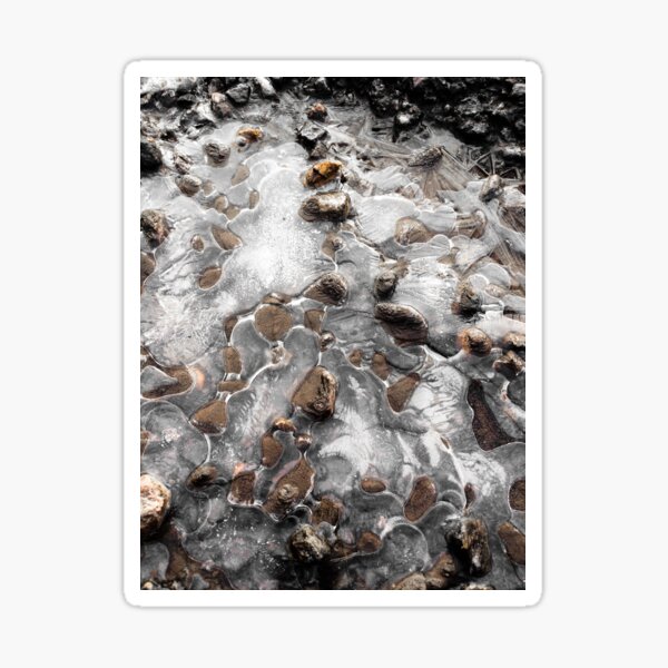 "Frozen Puddle" Sticker for Sale by zuluspice | Redbubble