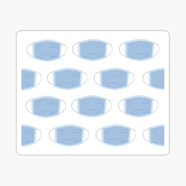 "coronavirus face mask " Sticker by heyitsad | Redbubble