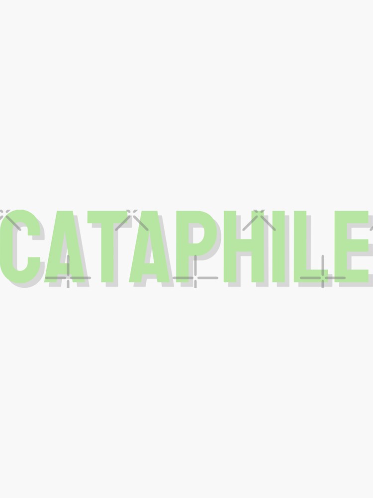 "Cataphile French Catacombs Fan Text Design " Sticker for Sale by ...