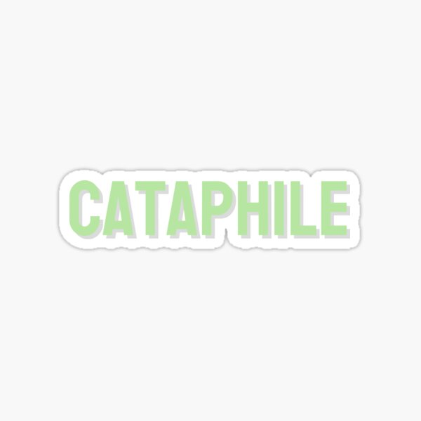 "Cataphile French Catacombs Fan Text Design " Sticker for Sale by ...