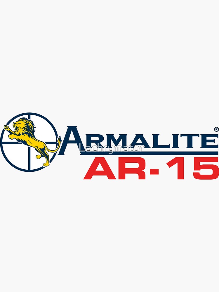 "Armalite AR-15" Sticker for Sale by Lachrymator | Redbubble
