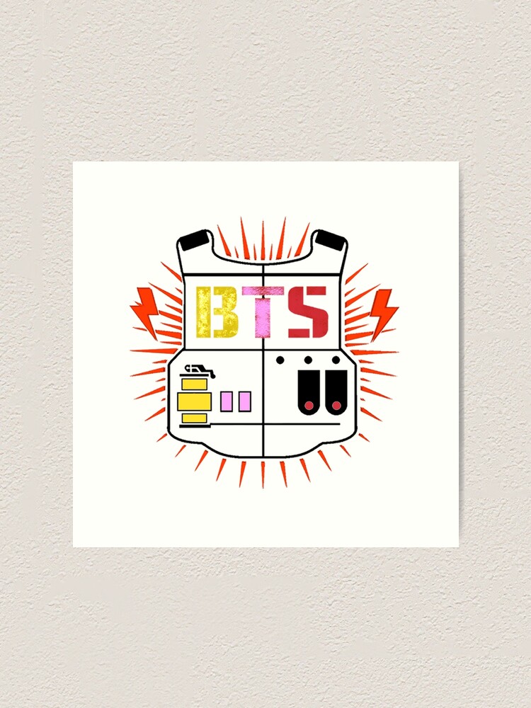 "BTS original logo" Art Print for Sale by LooneyLau | Redbubble