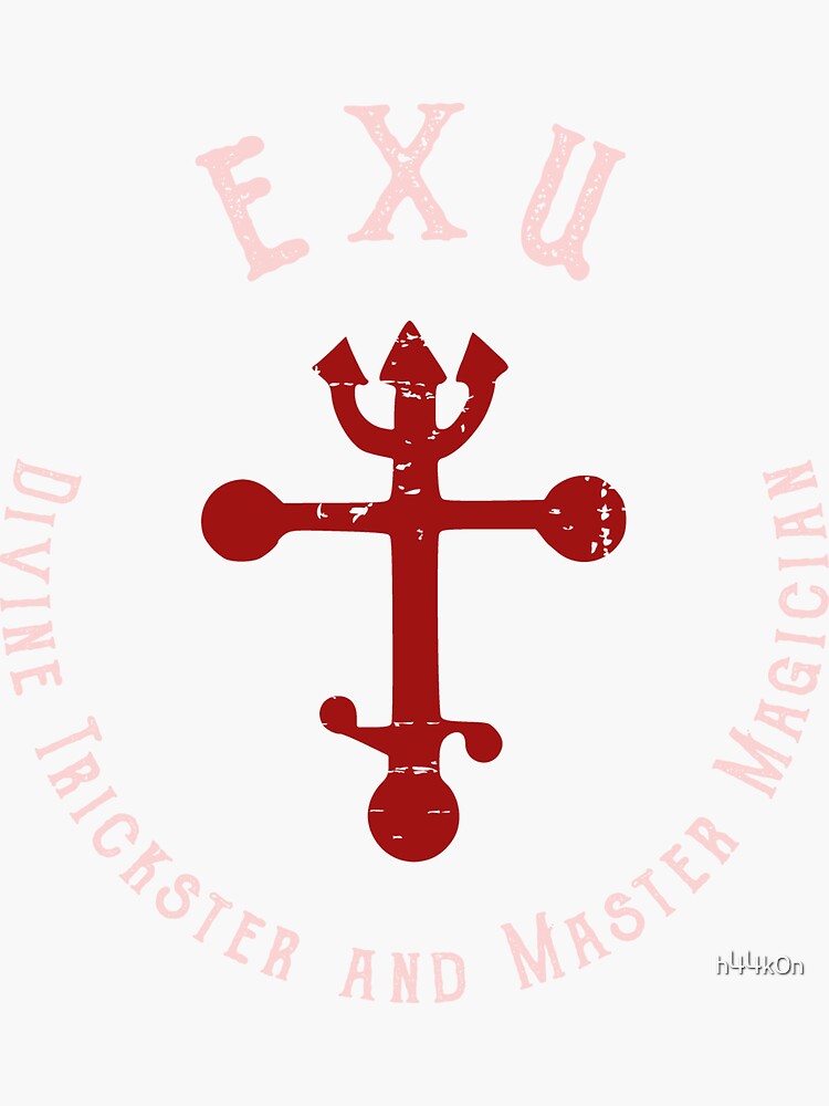 "Exu Divine Trickster and Master Magician" Sticker for Sale by h44k0n ...
