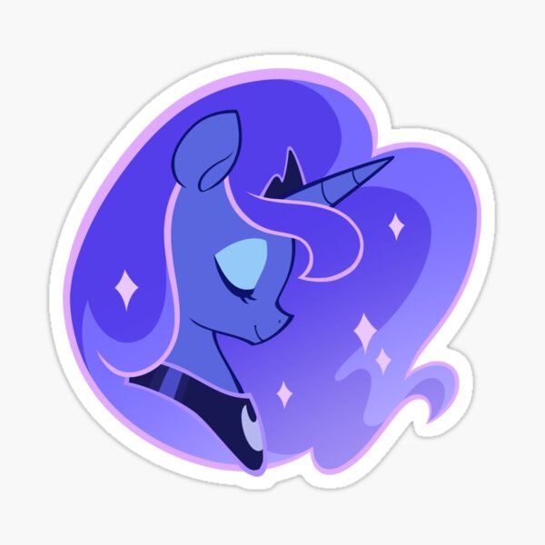 "Princess Luna Chibi" Sticker for Sale by Lexivine | Redbubble