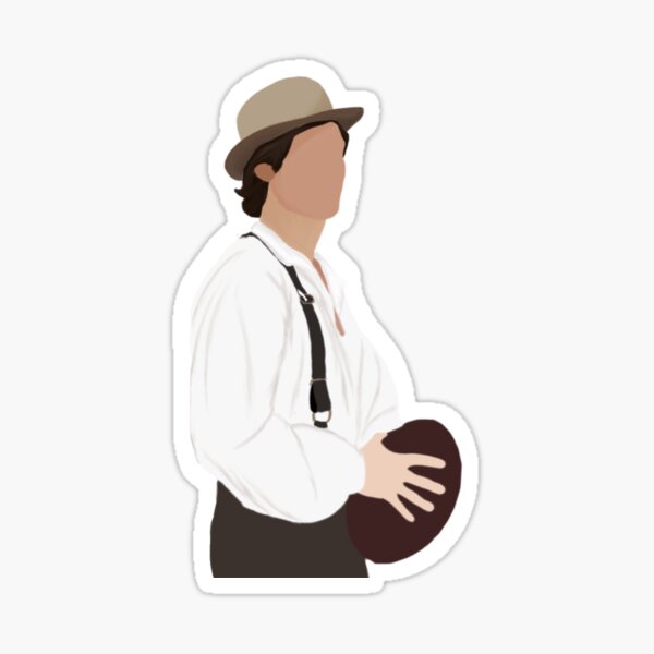 "Damon Salvatore Outline" Sticker for Sale by Cosmyna | Redbubble