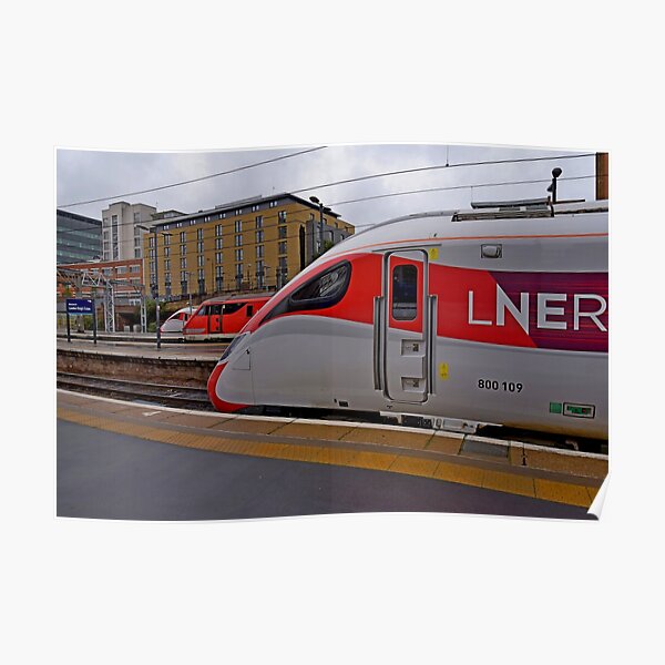 "LNER Azuma trains with a class 91 loco at Kings Cross" Poster by ...