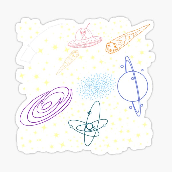 "Universe of space" Sticker by DarrenNg | Redbubble