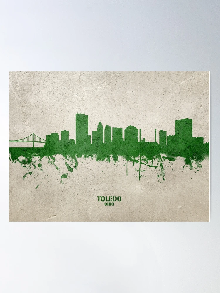 Toledo Ohio Skyline Poster