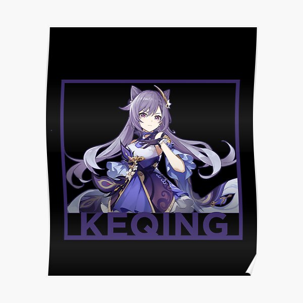"Genshin impact keqing" Poster for Sale by Gloria312 | Redbubble