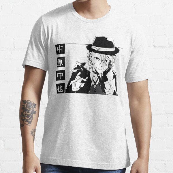 "Chuuya Nakahara" T-shirt for Sale by noureddineyahya | Redbubble | bsd ...