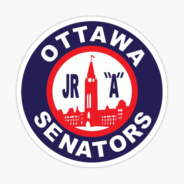 "Ottawa Jr. Senators" Sticker by Justitia | Redbubble