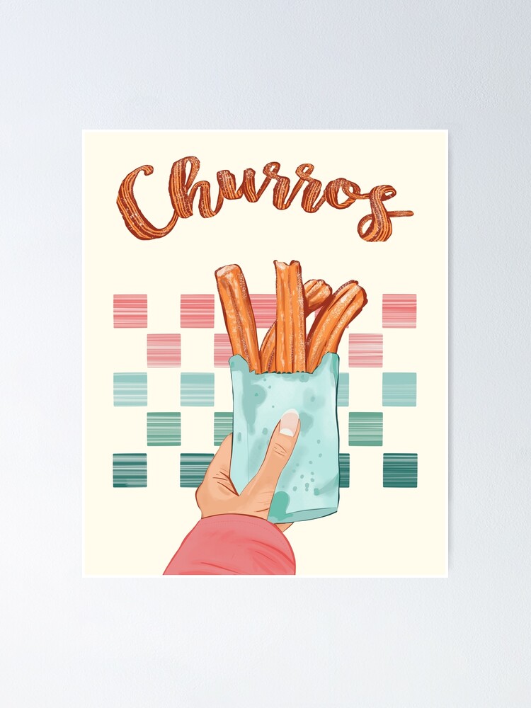"Aesthetic churros" Poster by MimieTrouvetou | Redbubble