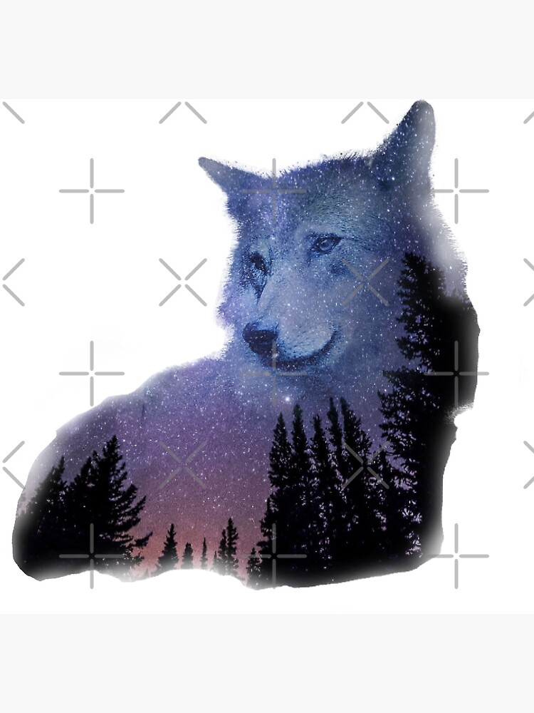 "Wolf landscape" Poster for Sale by Nelson08 | Redbubble