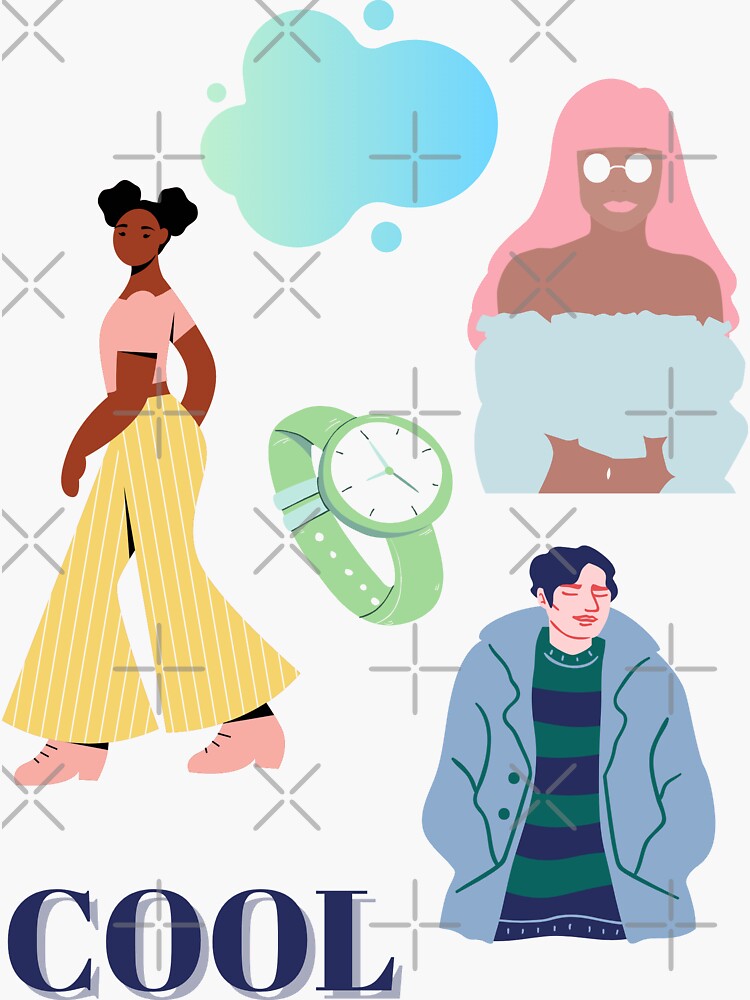 "COOL STICKER PACK" Sticker by WENZEE | Redbubble