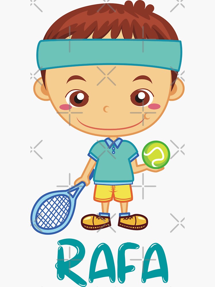 "Cute version of RAFA NADAL" Sticker for Sale by FeaturedStore | Redbubble