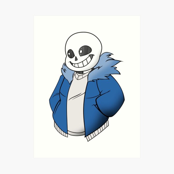 "Undertale Sans! Vector" Art Print by Hansbald | Redbubble