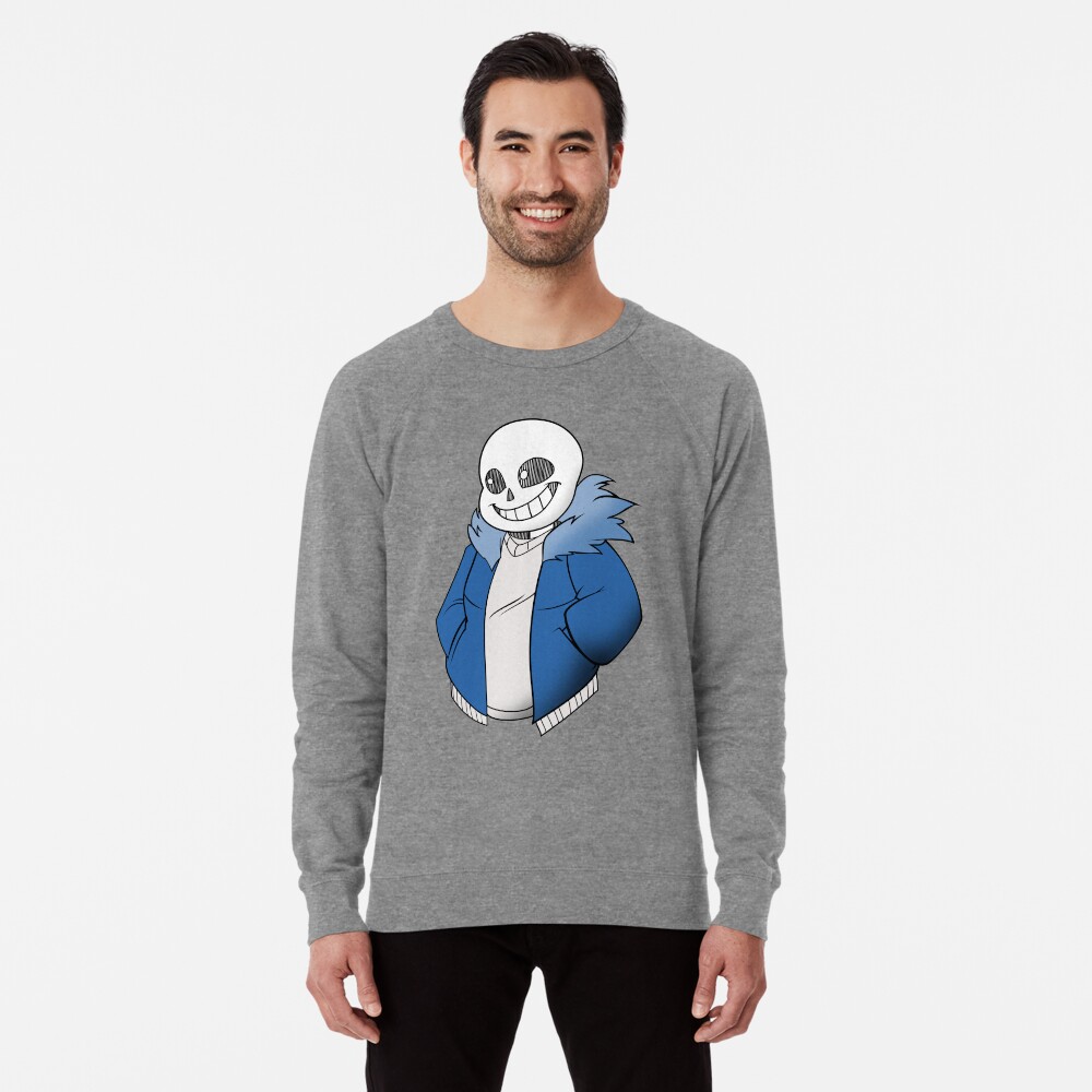 "Undertale Sans! Vector" Lightweight Sweatshirt by Hansbald | Redbubble