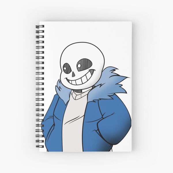 "Undertale Sans! Vector" Spiral Notebook for Sale by Hansbald | Redbubble