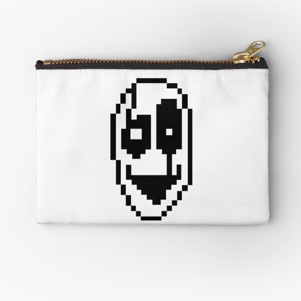 "Undertale Gaster's Face " Zipper Pouch for Sale by Hansbald | Redbubble