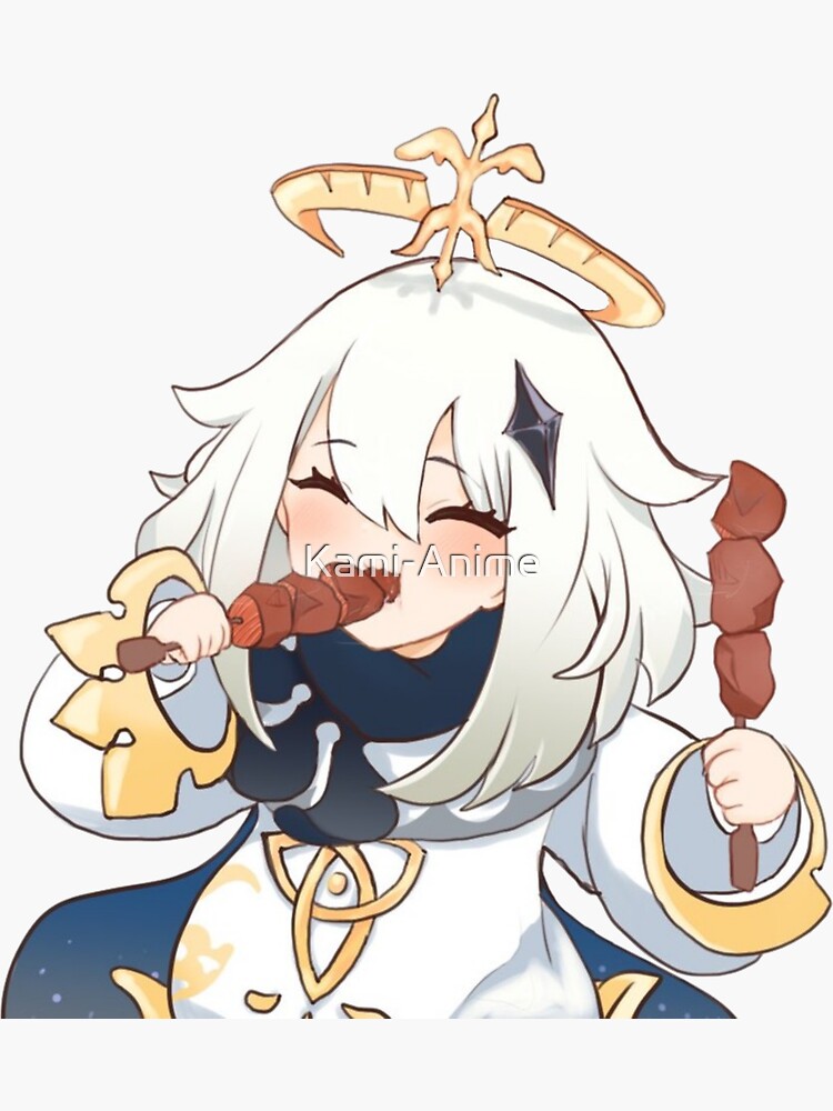 "Paimon - Genshin Impact" Sticker for Sale by Kami-Anime | Redbubble