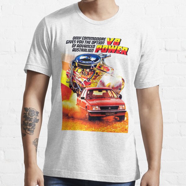 "HOLDEN COMMODORE V8" T-shirt for Sale by ThrowbackM2 | Redbubble ...