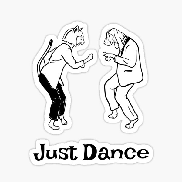"Just Dance" Sticker for Sale by FamilyFunn | Redbubble