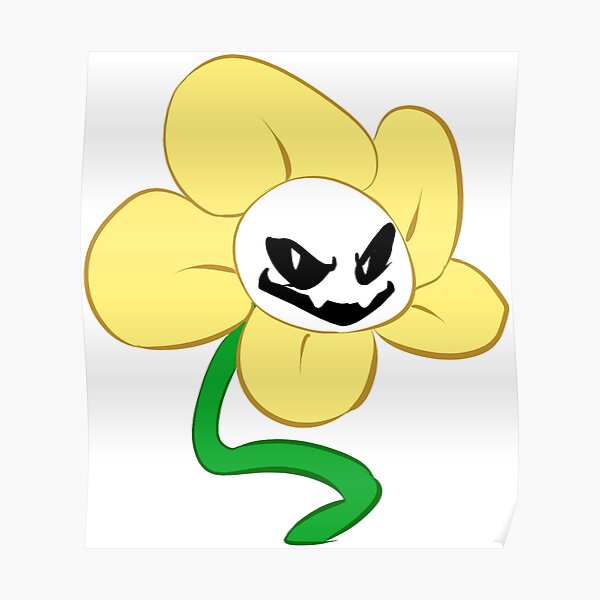 "Undertale - Flowey" Poster for Sale by kieyRevange | Redbubble