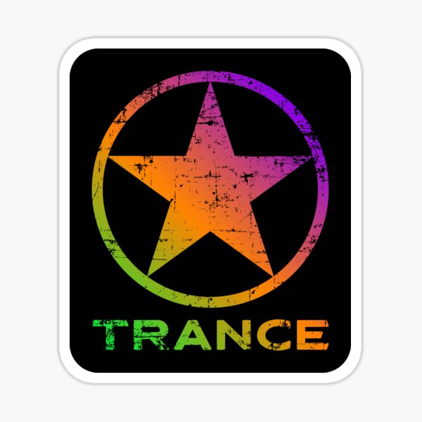 "Trance Sticker - We Love Trance Mask" Sticker for Sale by JessWavelle ...