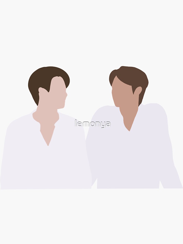 "2gether- Tine and Sarawat" Sticker for Sale by lemonya | Redbubble