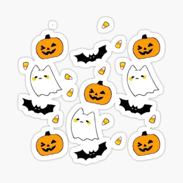 "Halloween !" Sticker for Sale by -NINYS- | Redbubble