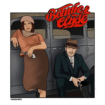 "Regina & Robin - Bonnie & Clyde" Canvas Print for Sale by hannahsky ...