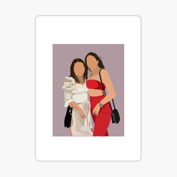 "Girls night out" Sticker for Sale by alexsdrawingsco | Redbubble