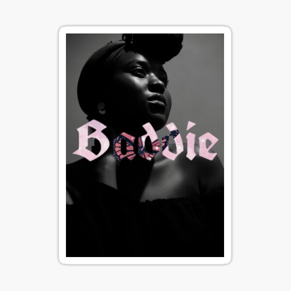 "Baddie logo" Sticker for Sale by Chicsandbaes | Redbubble