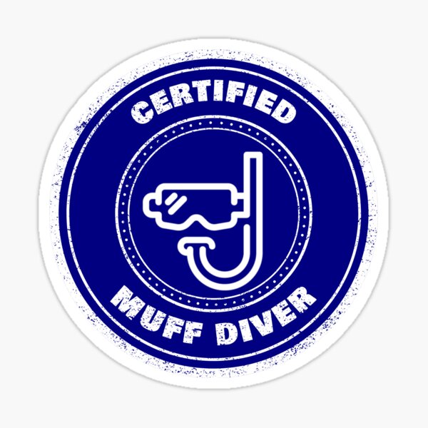 Muff Diver Stickers | Redbubble