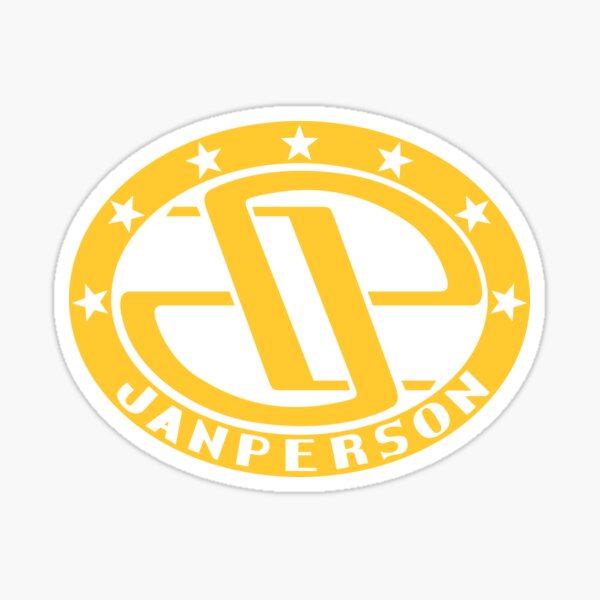 Pegatina «Logotipo de Janperson» de AAFs | Redbubble