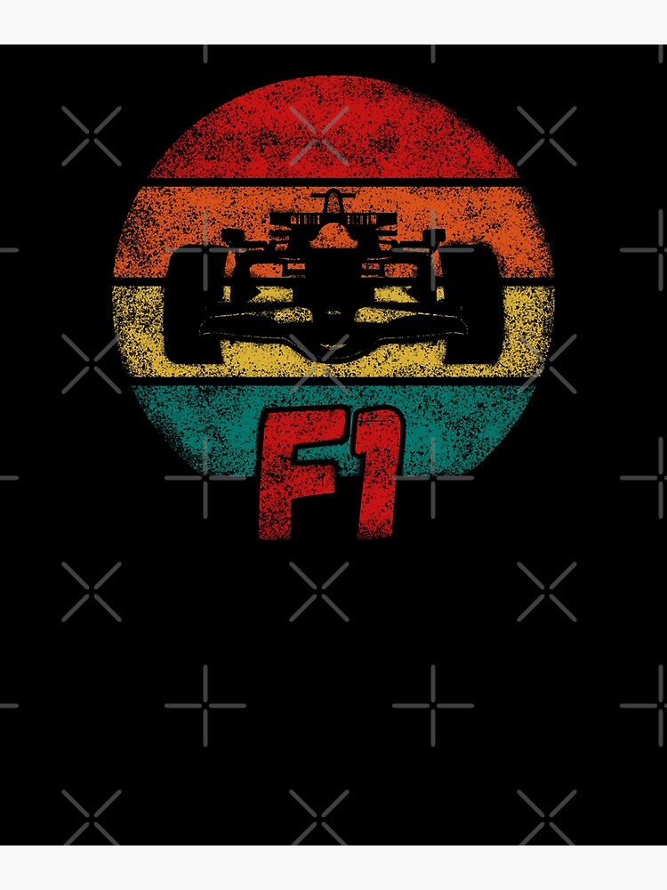 "F1 Shape, vintage color sunset, f1 mask" Poster by NiceSign | Redbubble
