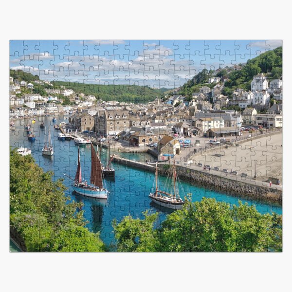 "Cornish Luggers at Looe in Cornwall" Jigsaw Puzzle for Sale by ...