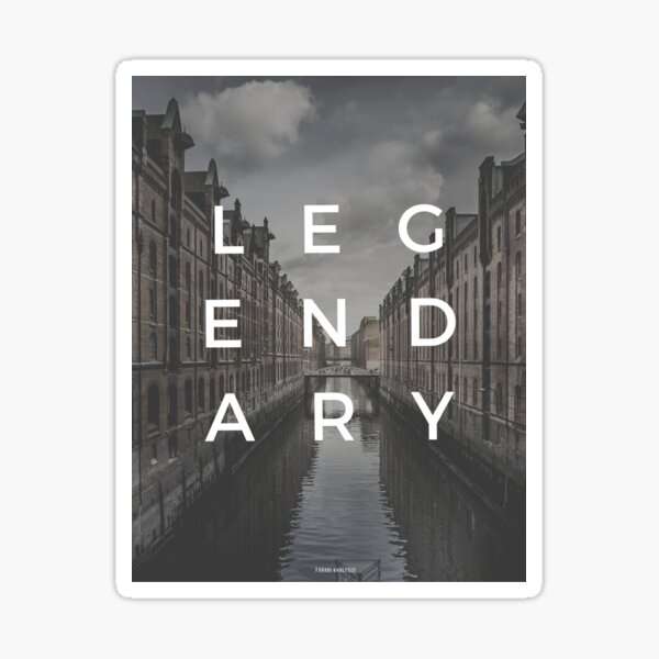 "Legendary" Sticker for Sale by Farabi35 | Redbubble