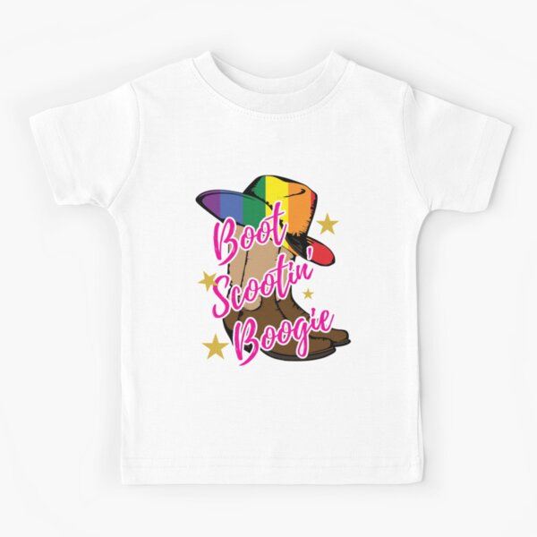 "Boot Scootin Boogie - Country Line Dancing Design - LGBTQ Pride Flag ...