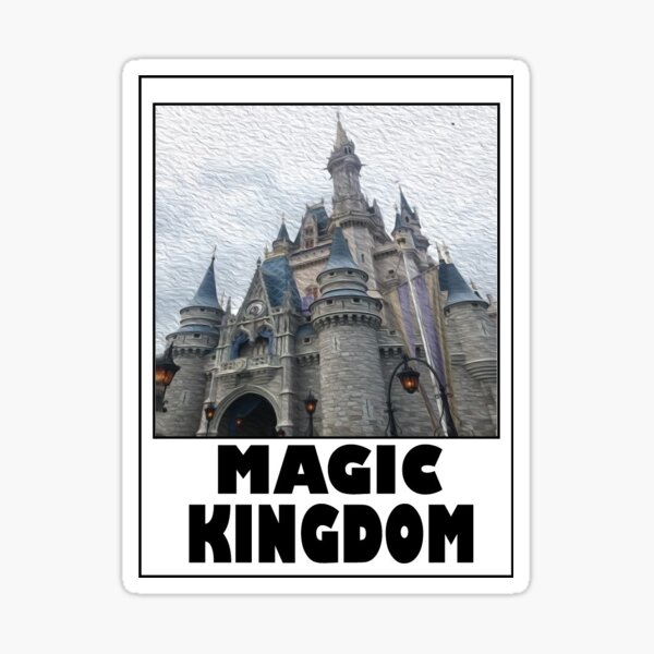 "Magic Kingdom" Sticker by EmEnchanted | Redbubble