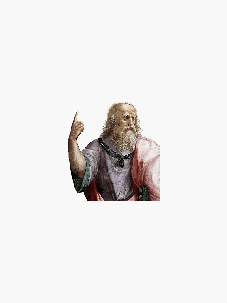 "Plato" Sticker for Sale by HistoryWear | Redbubble