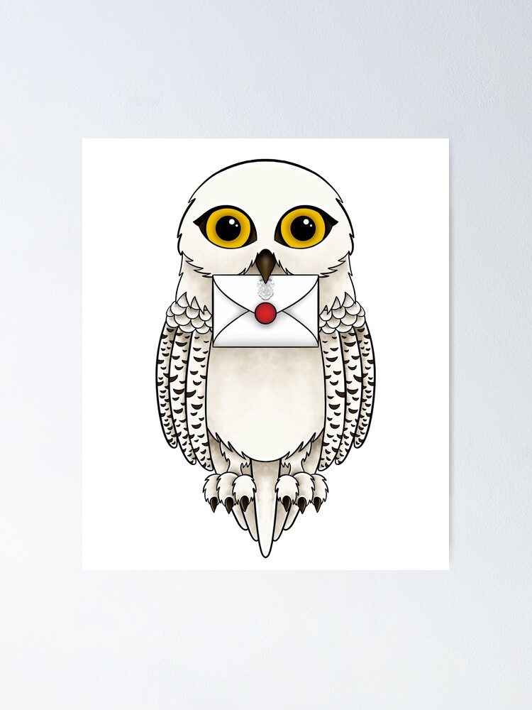 "Hedwig" Poster by JaniLeopArt | Redbubble