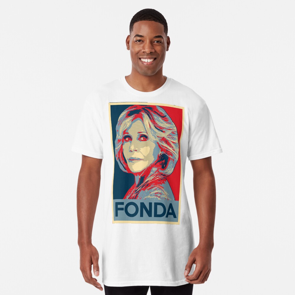 "Jane Fonda Political Poster " Sticker for Sale by baranskini | Redbubble