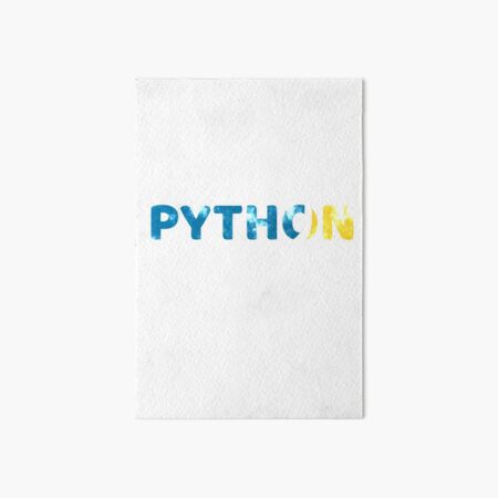 "Python logo" Art Board Print for Sale by Mechalina | Redbubble